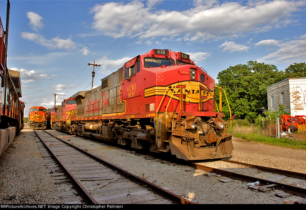 BNSF 636 Stored